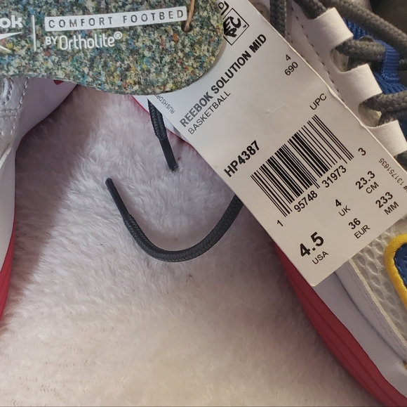 Reebok | Shoes | Reebok Solution Mid Trainers Basketball Sz 45 | Poshmark